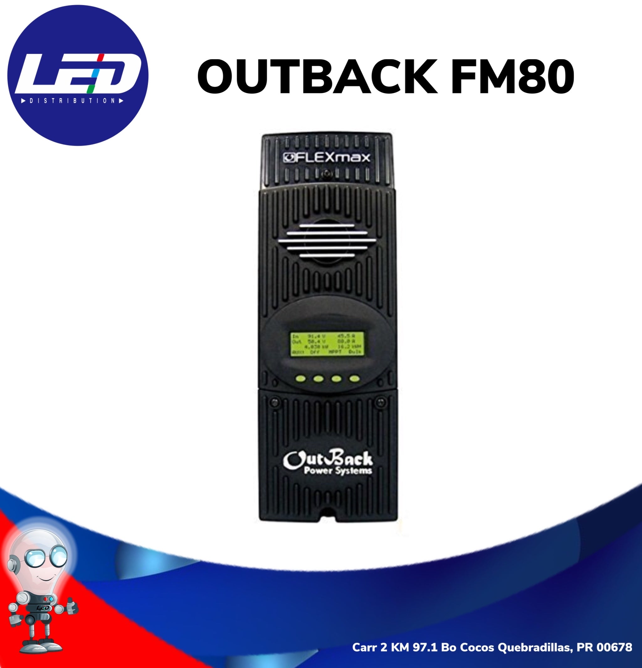 OUTBACK MPPT FM80 80AMP – LED Distribution