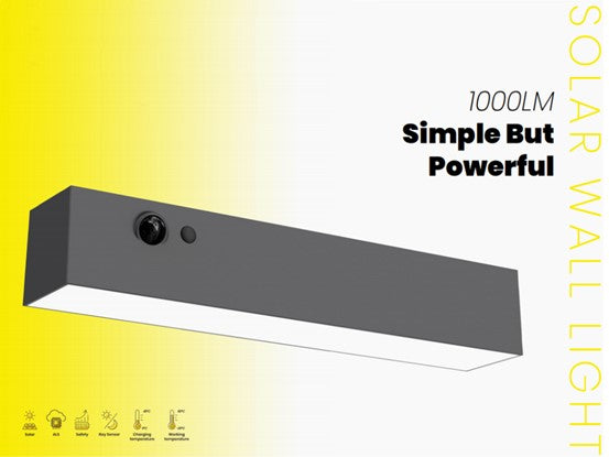 Simple But Powerful Solar Wall Light #6978 – LED Distribution