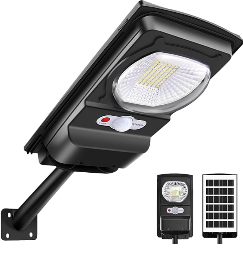 Solar Street Light 100W 800LM / Sensor or Keep Lighting Mode – LED Distribution