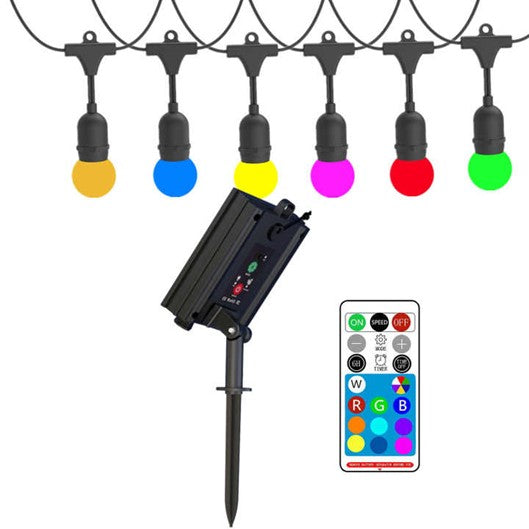 LED G45 Solar String Light Xmax Holiday Christmas #6974 – LED Distribution