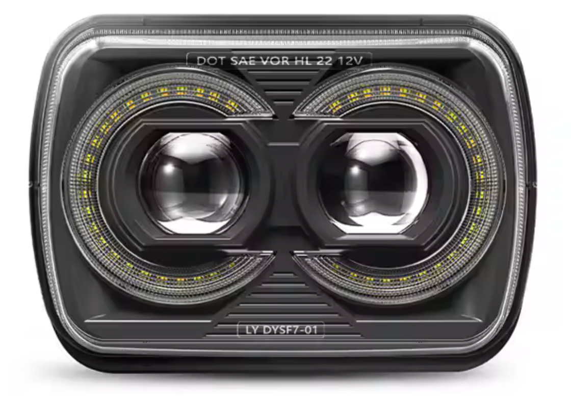 LED Headlights, 5x7 DOT Hi/Low Beam, DRL, #1357 – LED Distribution