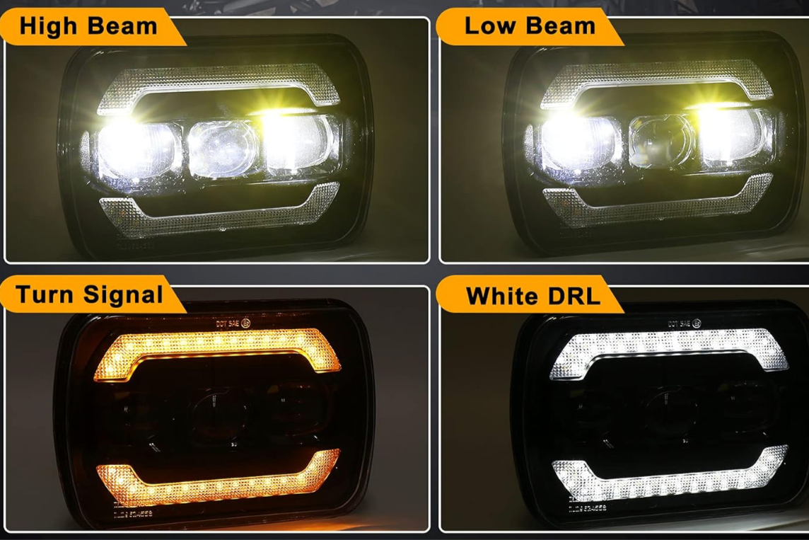 LED Headlight, 5x7 in, #1145 – LED Distribution