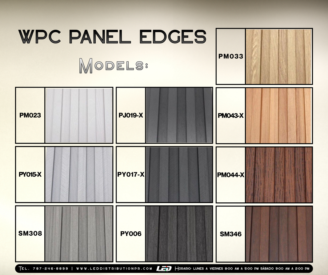 WPC Panel Edges – LED Distribution