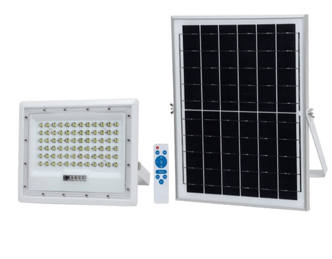 Solar Sensor Flood Light 240watt White Waterproof IP65 – LED Distribution